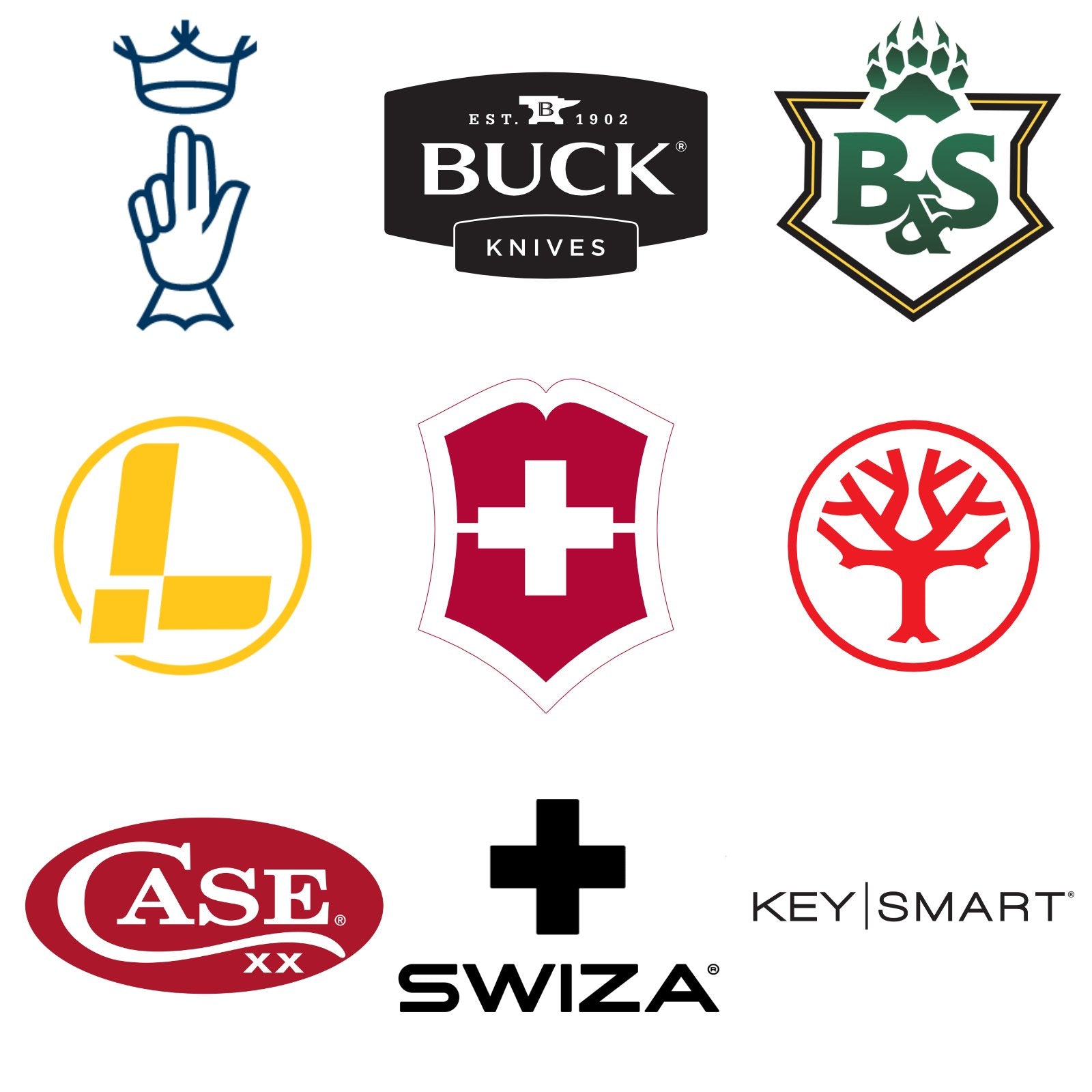 Pocket Knife Brand Logos