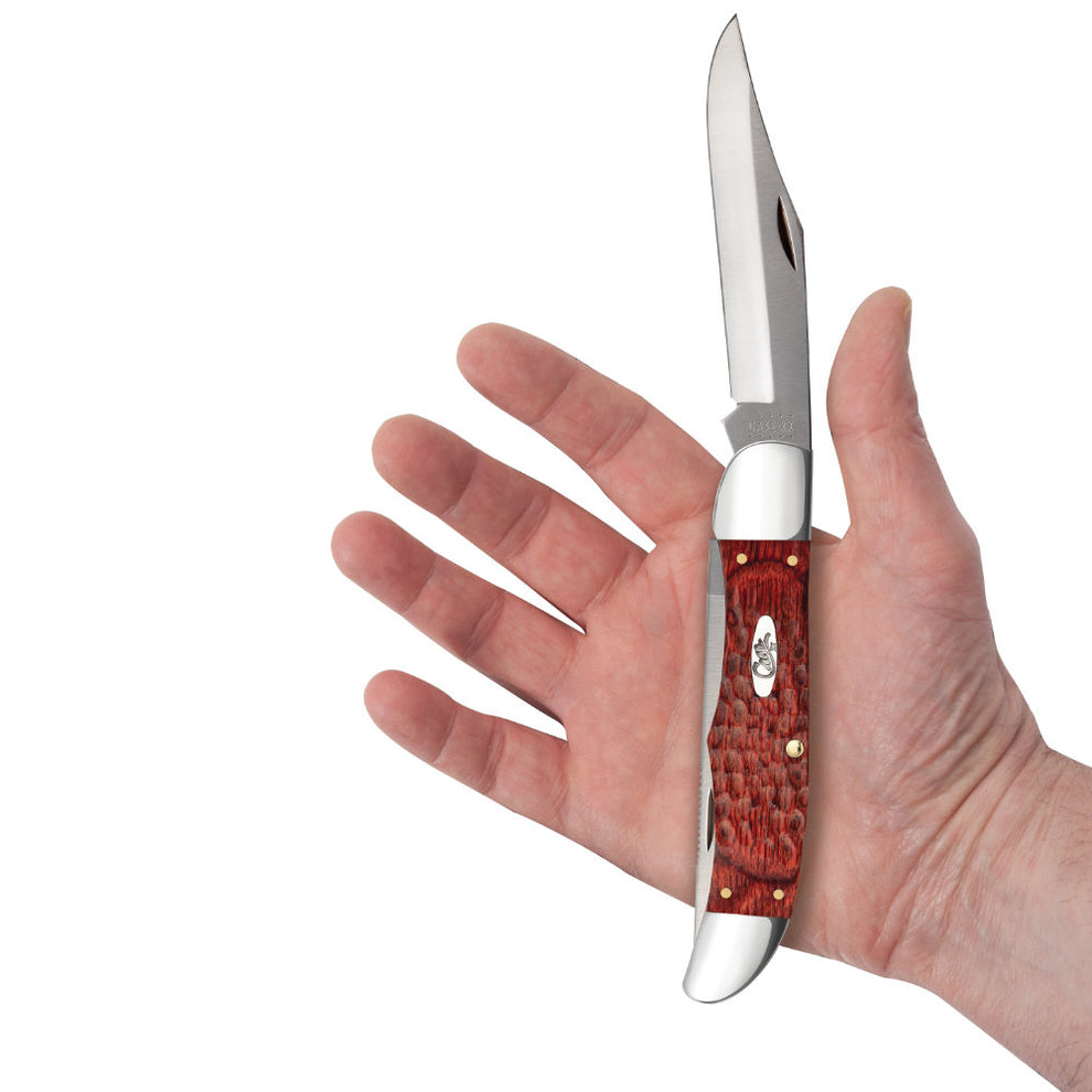 Case Folding Hunter Rosewood Knife with Leather Sheath – Swiss Knife Shop