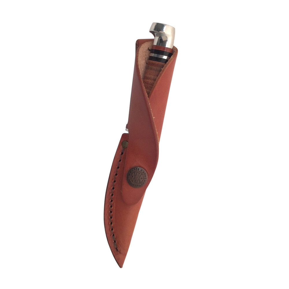 Case Mini FINN Hunter Fixed Blade Knife with Leather Sheath – Swiss ...