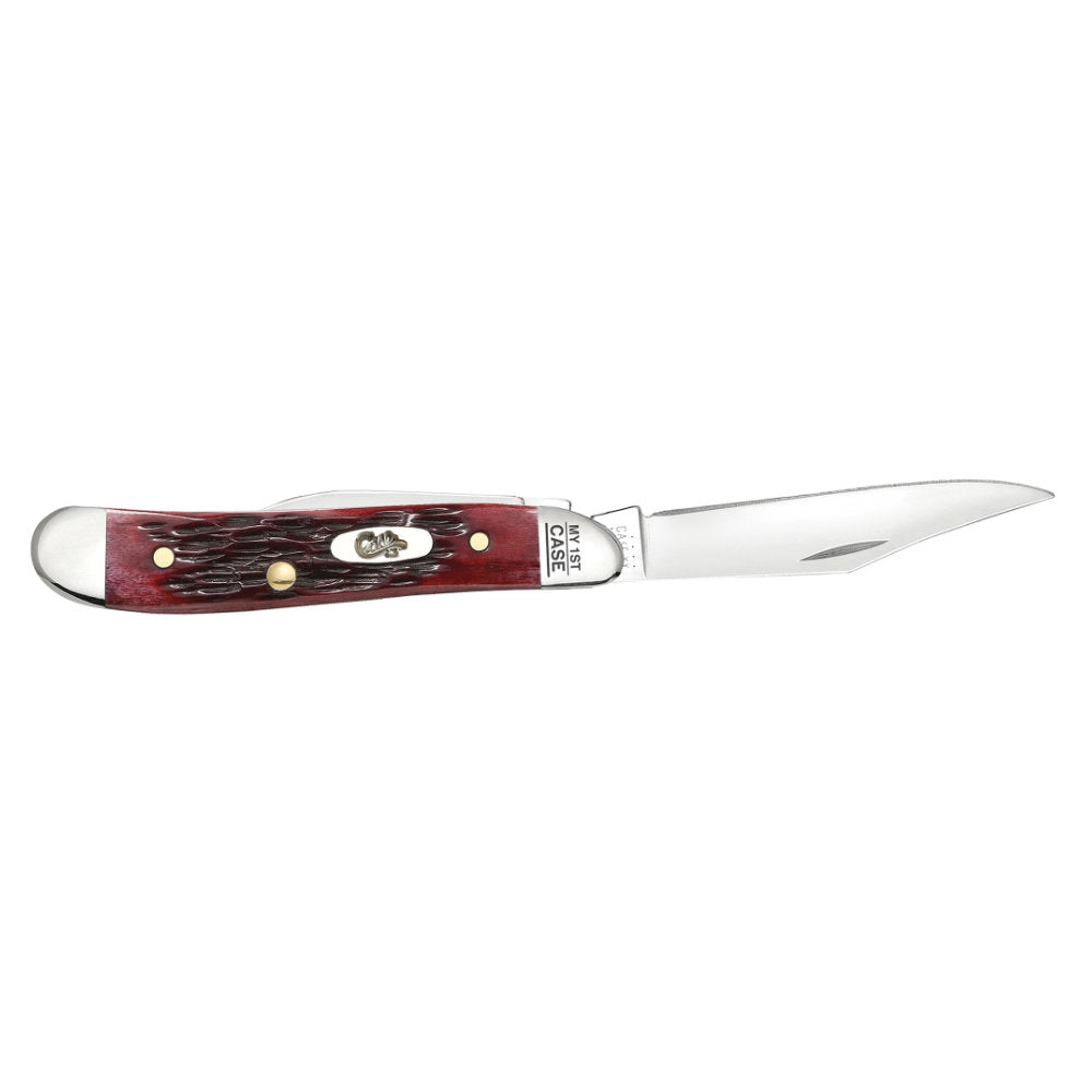 Peanut My First Case Old Red Bone Pocket Knife at Swiss Knife Shop