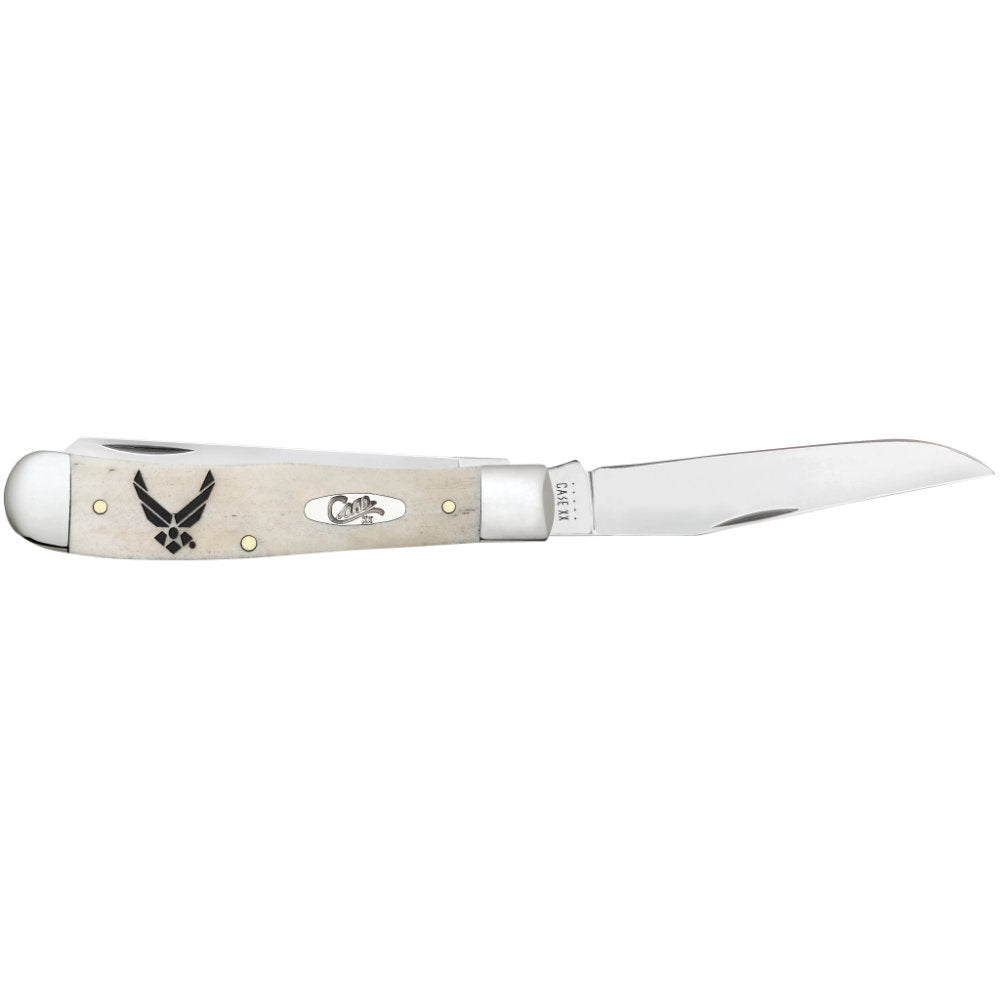 Case US Air Force Trapper Natural Bone Pocket Knife – Swiss Knife Shop