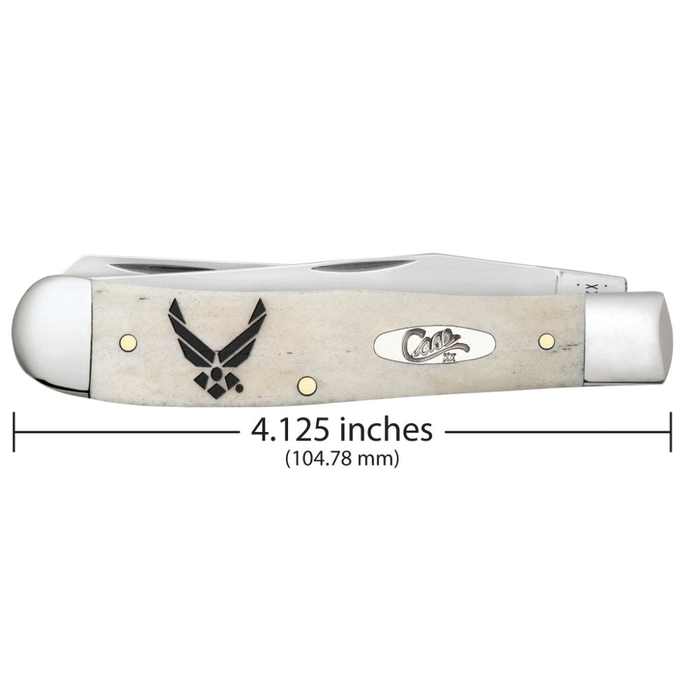 Case US Air Force Trapper Natural Bone Pocket Knife – Swiss Knife Shop