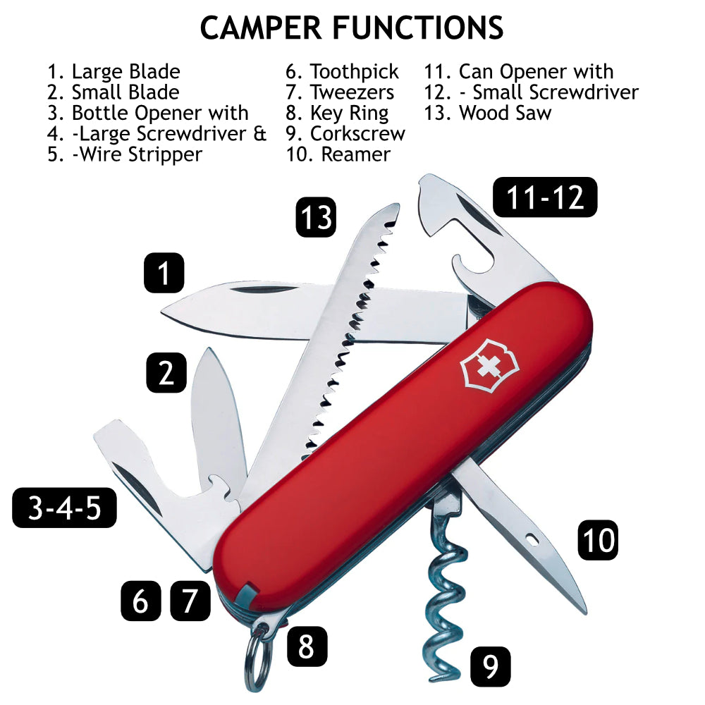Victorinox Camper Swiss Army Knife at Swiss Knife Shop