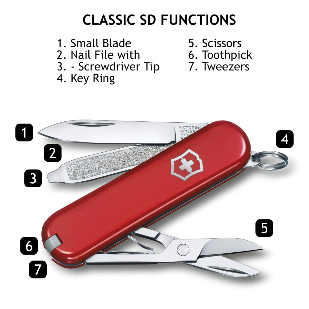 Victorinox Classic SD Swiss Army Knife at Swiss Knife Shop