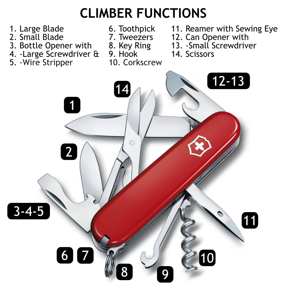 Victorinox Climber Swiss Army Knife at Swiss Knife Shop