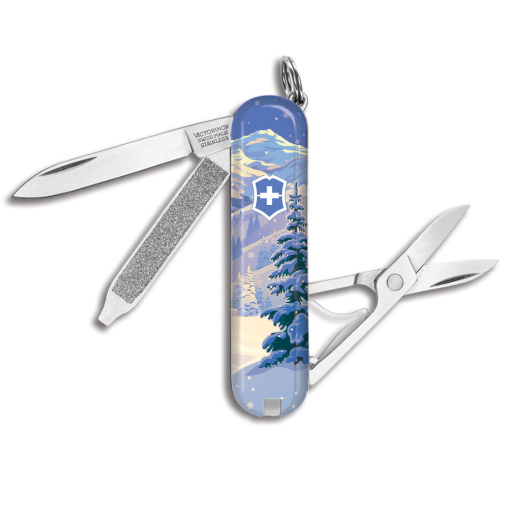 Victorinox Winter Wonderland Classic SD Designer Swiss Army Knife – Swiss Knife Shop