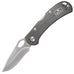Buck 722 Spitfire Folding Knife, Gray at Swiss Knife Shop