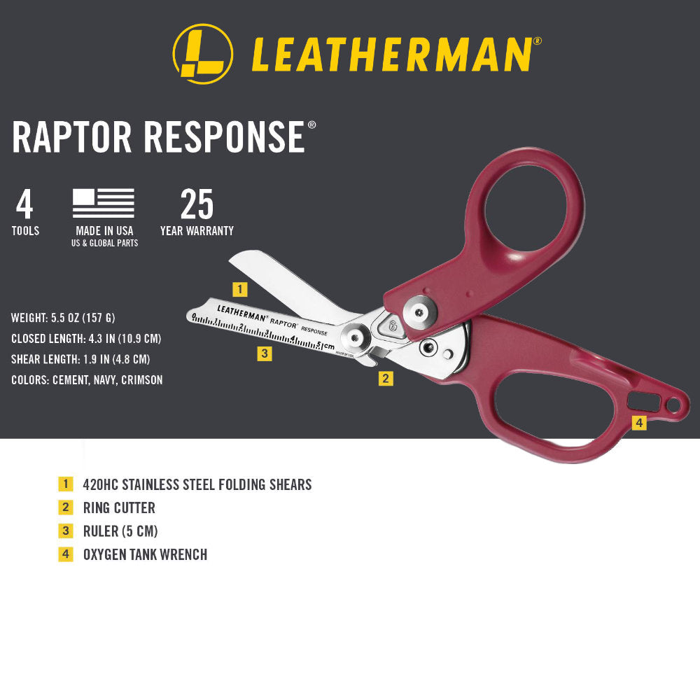 Leatherman Raptor Response Multipurpose Shears Swiss Knife Shop