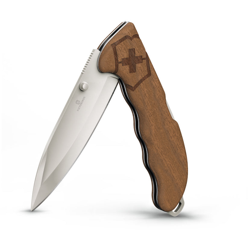 Victorinox Swiss Walnut Hunter Pro Lockblade Swiss Army Knife with ...